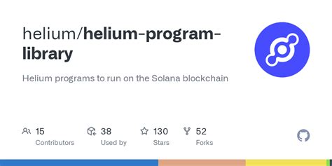 GitHub Helium Helium Program Library Helium Programs To Run On The Solana Blockchain