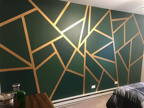 Geometric Frog Tape Wall Designs Check Out This Frog Tape Wall Design