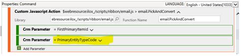 Ribbon Workbench How To Call A Custom Javascript Action Before Calling