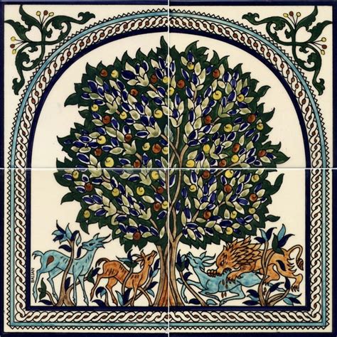 Tree Of Life Mosaic Etsy