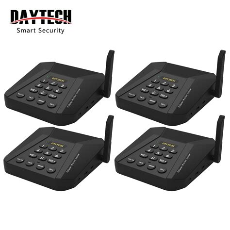 Daytech Wireless Intercom For Home With Speaker Multi Channel Wireless Office Intercom System
