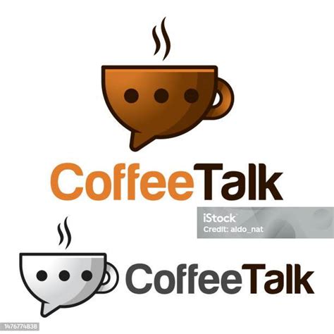 현대 평면 디자인 간단한 미니멀리스트 토크 채팅 커피 아이콘 디자인 템플릿 벡터 현대 그림 커피 마실 것에 대한 스톡 벡터 아트 및 기타 이미지 커피 마실 것 온라인