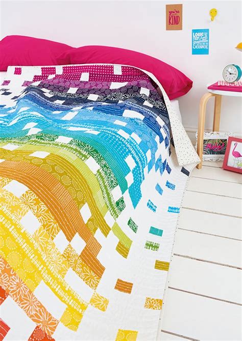 Pixelated Quilt Patterns Diy Fabric Crafts