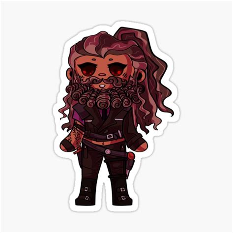 Chibi Blackbeard Ed Teach Ofmd Sticker By Harpoon Gun Redbubble