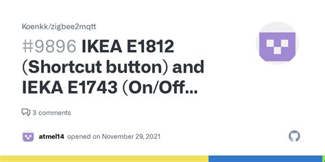 IKEA E Shortcut Button And IEKA E On Off Button Can Not Join Issue Koenkk