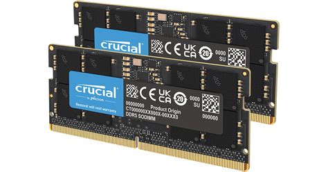 Crucial 128GB DDR5 5600 MHz SO DIMM Memory Kit CT2K64G56C46S5