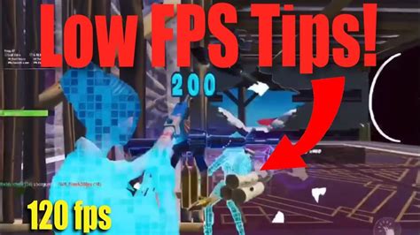 Tips For Low Fps Players On Fortnite Mobile Youtube