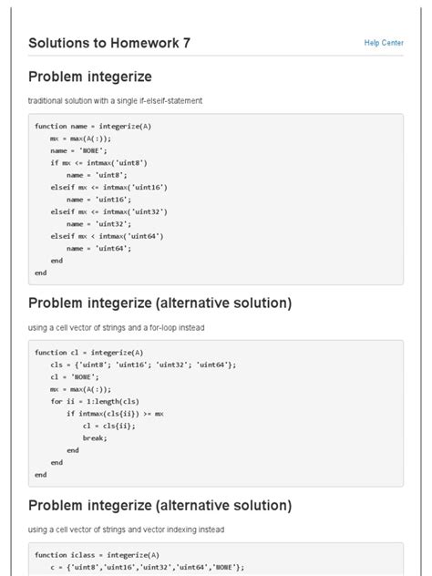 Solutions To Homework 7o Pdf Array Data Structure Software