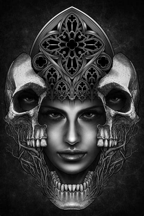 Skull Mask Canvas Wall Art By Winya Sangsorn Icanvas
