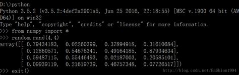 Windows环境下python如何安装对应版本的numpy 忆云竹
