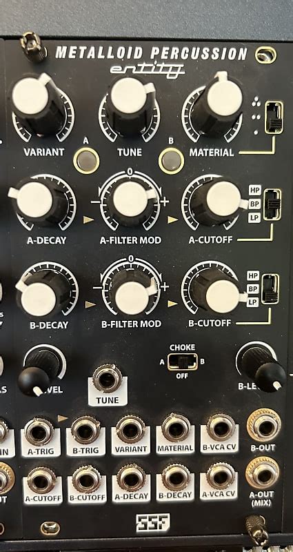 Steady State Fate Ssf Entity Metalloid Percussion Eurorack Reverb