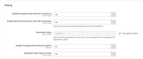 Magento2 Enabling Template Path Hints For Storefront For Magento 2 Has No Effect Magento