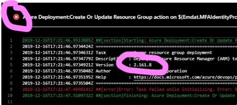 Error Endpoint Auth Data Not Present In Azure Resource Group