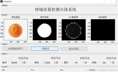 Matlab水果品质检测分级系统基于opencv和matlab的西瓜品质无损检测系统设计 Csdn博客