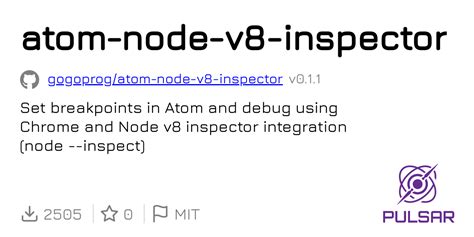 Atom Node V8 Inspector