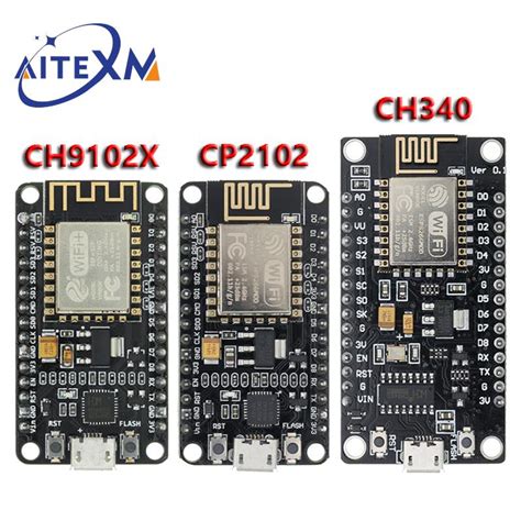 Wireless Module CH340 CP2102 Nodemcu V3 Nodemcu V2 Lua Wifi With Antenna Esp8266 ESP 12E ESP