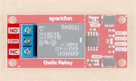 Qwiic Single Relay Hookup Guide Sparkfun Learn