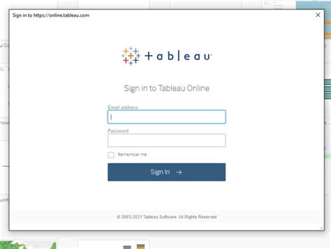 Cannot Write The Character In The Login Screen For Tableau Online