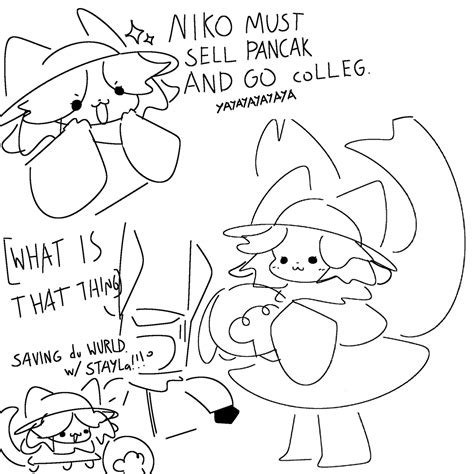 A Silly Doodle Of A Silly Idea Temmie Niko Temko Nemmie Roneshot