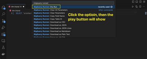 Ai Powered Bigquery Workflow In Vs Codecursor With Bigquery Runner