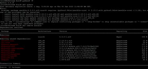 Python Solved Cant Update Ansible On Centos8 Irzu Institute