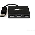 Amazon Com StarTech Com 3 Port Multi Monitor Adapter DisplayPort 1 2 MST Hub Dual 4K 30Hz