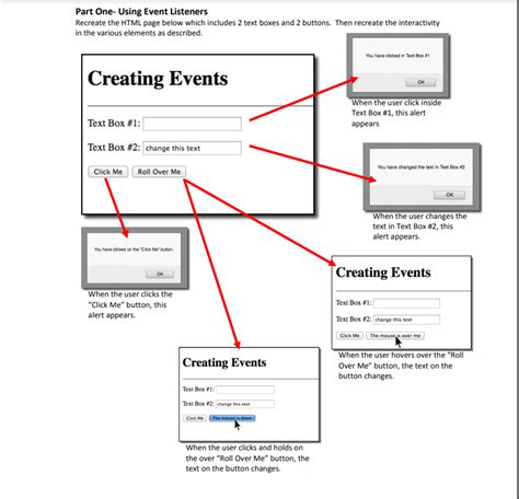 Solved Part One Using Event Listeners Recreate The Html