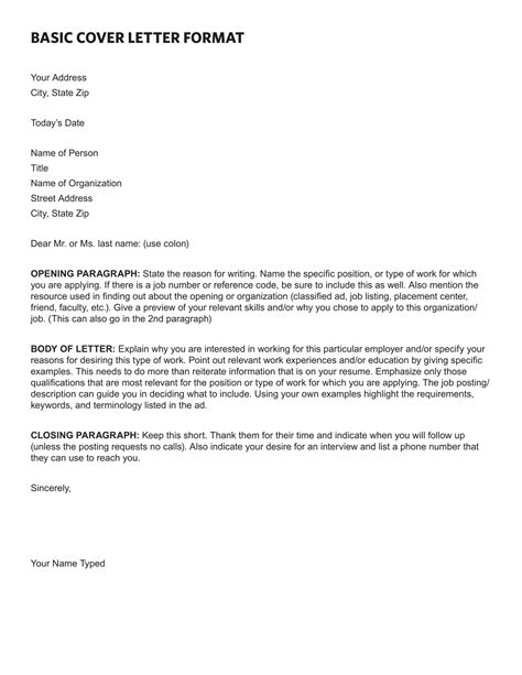 Contoh Cover Letter Pdf