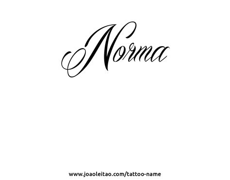 Norma Name Tattoo Creator Design Your Own Tattoo Online