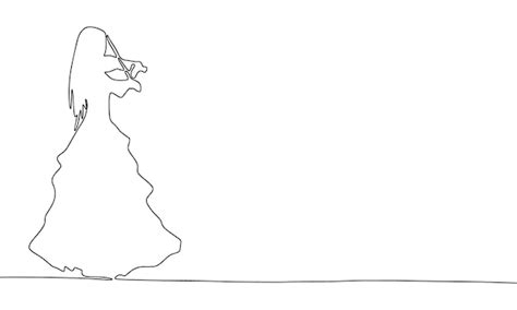 Premium Vector Continuous Line Woman Play On Violin Art Single Line Music Concept Line Art