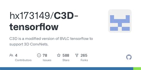 github hx173149 c3d tensorflow c3d is a modified version of bvlc