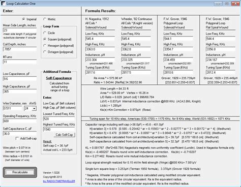 RADIO TIMETRAVELLER Loop Calculator One