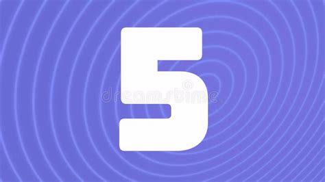 Numbers Animation With Concentric Circles On Blue Background Stock Video Video Of Graphics