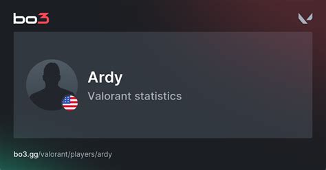 Ardy Valorant Stats
