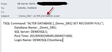 Monitor SQL Server Databases Changes Using WMI Alerts