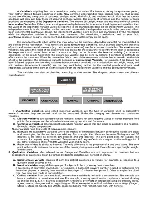 Research Variable Pdf