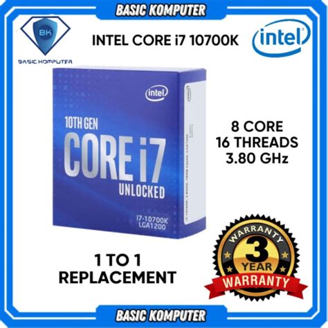 Processor Intel Core I7 10700k 3 8 Ghz Box Socket 1200 3 Years Warranty Shopee Malaysia