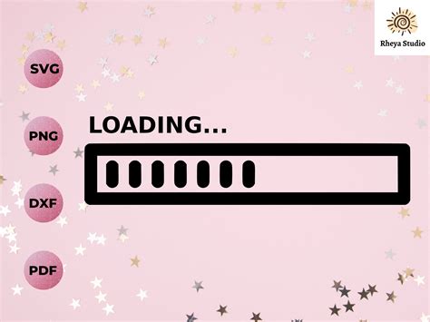 Loading Bar Svg Loading Svg Digital Download Svg Dxf Png Etsy