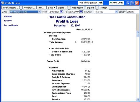 QODBC Desktop How To Run A Profit And Loss Standard Report In QODBC