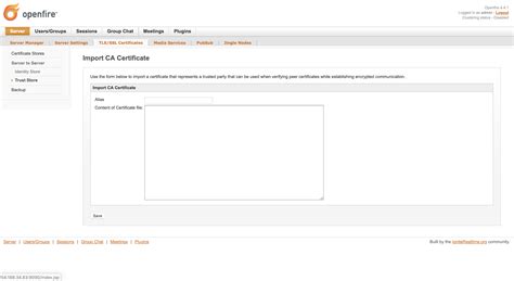 Openfire Lets Encrypt Cetificate Installation Meetrixio