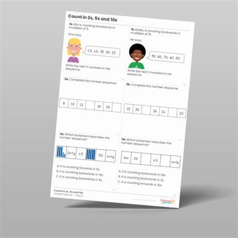 Year 2 Count In 2s 5s And 10s Varied Fluency 2 Resource Classroom Secrets