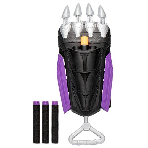 Marvel Mech Strike Mechasaurs Black Panther Sabre Claw Blaster Nerf