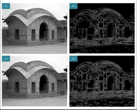 House Image Edge Detection Prior And After The Sharpening Process