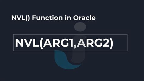Nvl Function In Oracle Rlearnsql