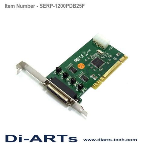 Pci 2 Port Rs232 Com Port Serial Card Low Profile