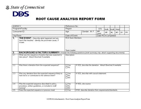 Root Cause Report Form How To Create A Root Cause Report Form Download This Root Cause Report