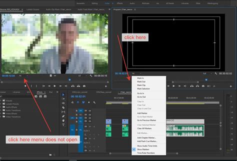 Solved Re Context Menu In Source Monitor Does Not Work Adobe