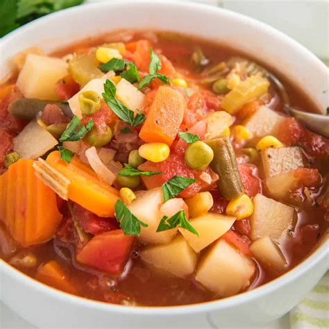 Crock Pot Vegetable Soup Easy And Flavorful