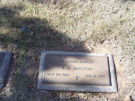 Randolph Marion Randy” Britton Jr 1913 1976 Find A Grave Memorial