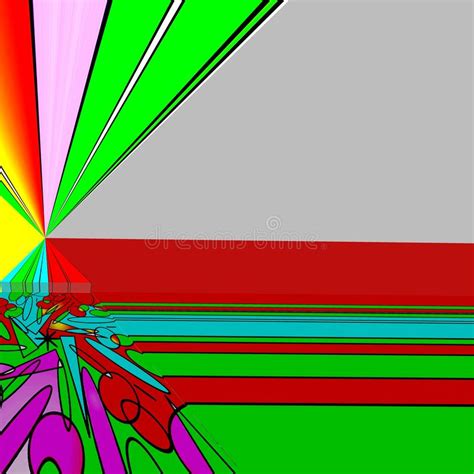 Multi Colored Abstract Grasshopper Background Illustration Stock